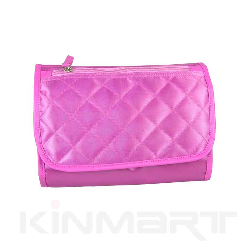 Custom Quilted Hanging Travel Toiletry Bags Bulk:KM-A1465J.002 @ Kinmart
